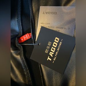 Tagoo | Pants & Jumpsuits | Tagoo Faux Leather Black Pants Size Small ...